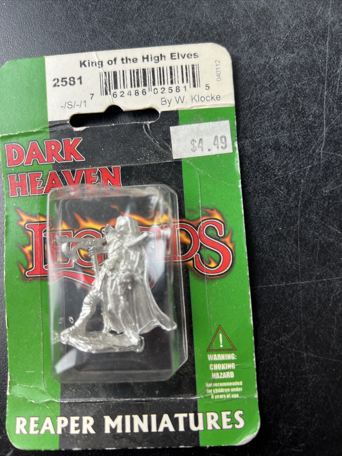 Reaper Miniatures 02581 King of The High Elves - Dark Heaven Legends ...