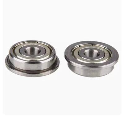10Pcs F6800ZZ (10x19x5 mm) Metal Shielded (Flanged) Ball Bearing F6800Z ...