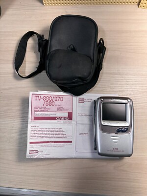 CASIO Ti-STN LCD COLOR HANDHELD TELEVISION TV-970 w/ CARRYING CASE | eBay