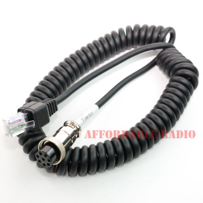 Yaesu MD-100 MD-200 MD-1 microphone mic cable 8pin RJ-45 modular FT ...