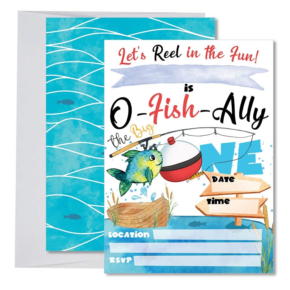 Fish Birthday Invitations Printable