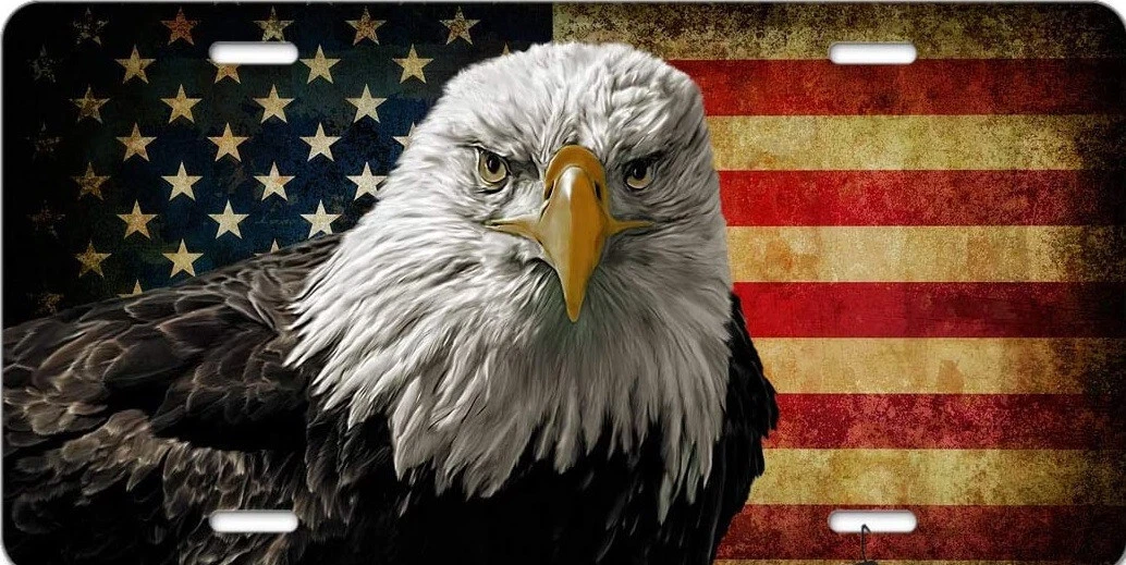 Vintage Patriotic Eagle