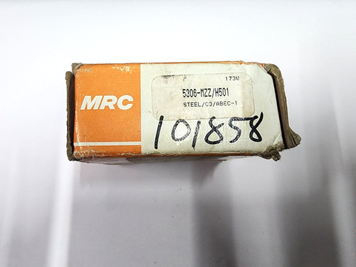5306 MZZ/H501/STEEL/C3/ABEC-1 Double Row Angular Bearing NEW MRC USA ...