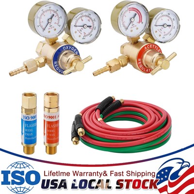 Oxy Acetylene Welding - Oxygen Acetylene Regulator Set
