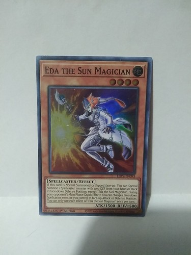 Yugioh! Eda the Sun Magician - LIOV-EN093 - Super Rare - 1st Edition ...