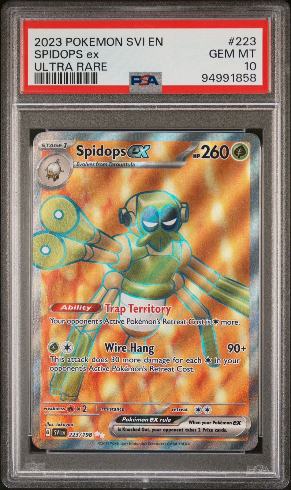 Spidops ex 2023 Scarlet & Violet #223/198 Ultra Rare (Full Art) Price ...