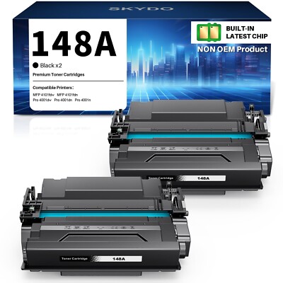 148A Toner Cartridge Black (with Chip) Compatible Replacement for HP ...