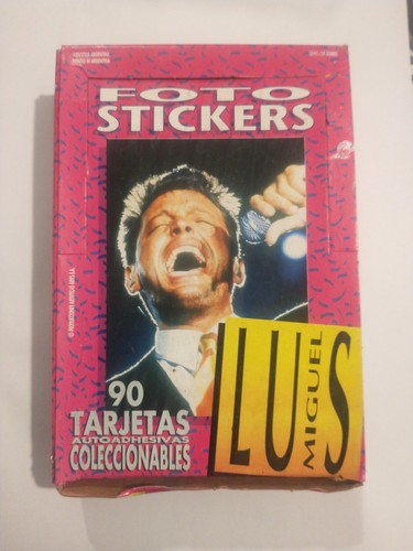 LUIS MIGUEL BOX STICKERS PACKS 1995 | eBay