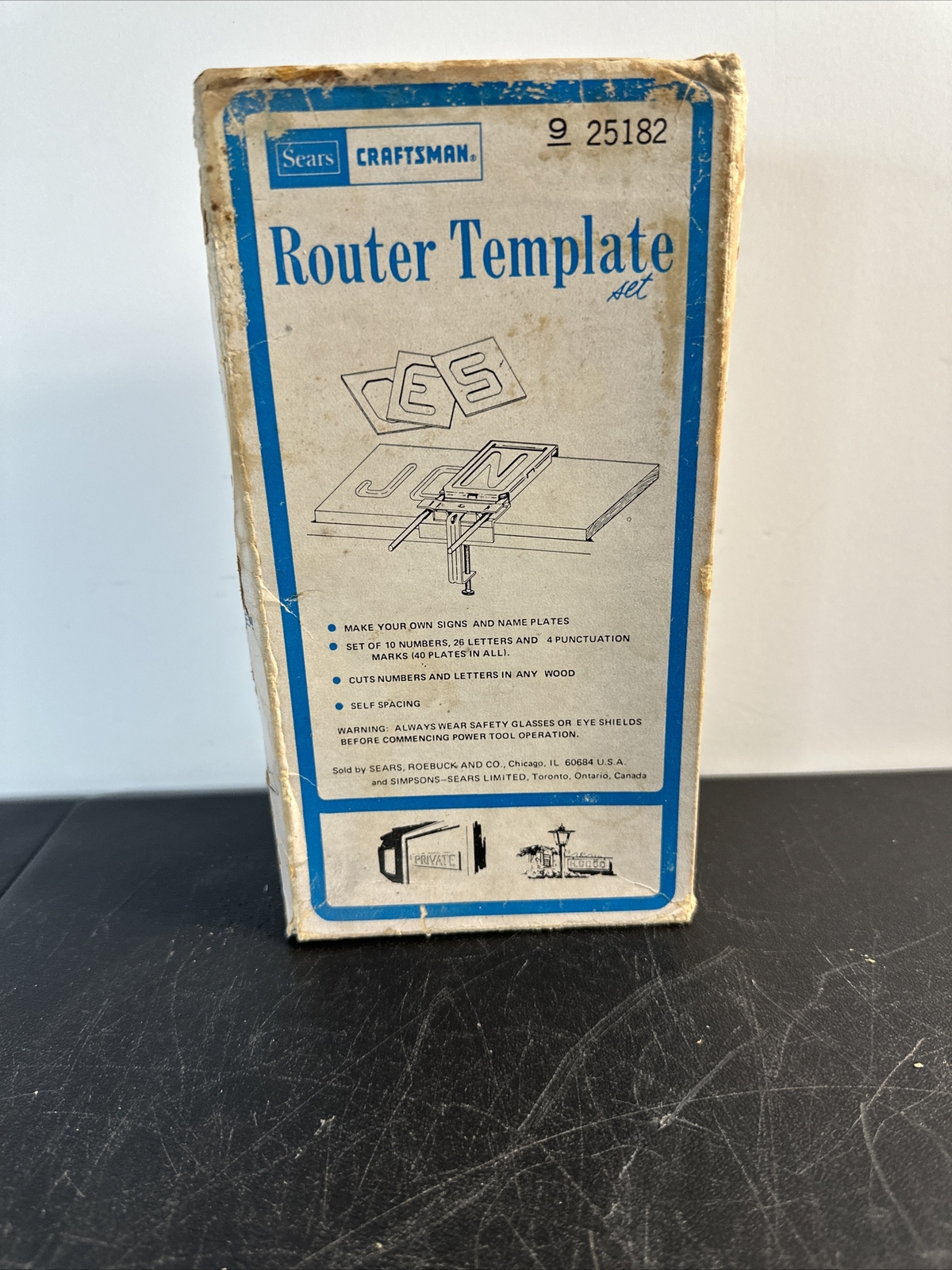 Vintage Sears Craftsman Router Template Set #9 25182 for sale online | eBay