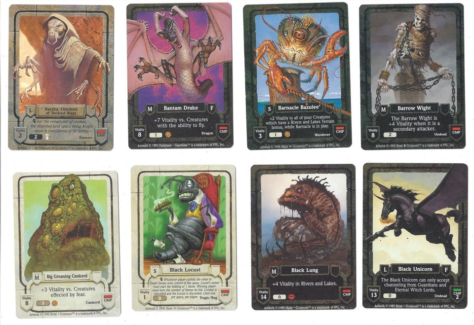 Guardians FPG CCG Card Game TCG Huge Selection You Choose Huge 240 ...