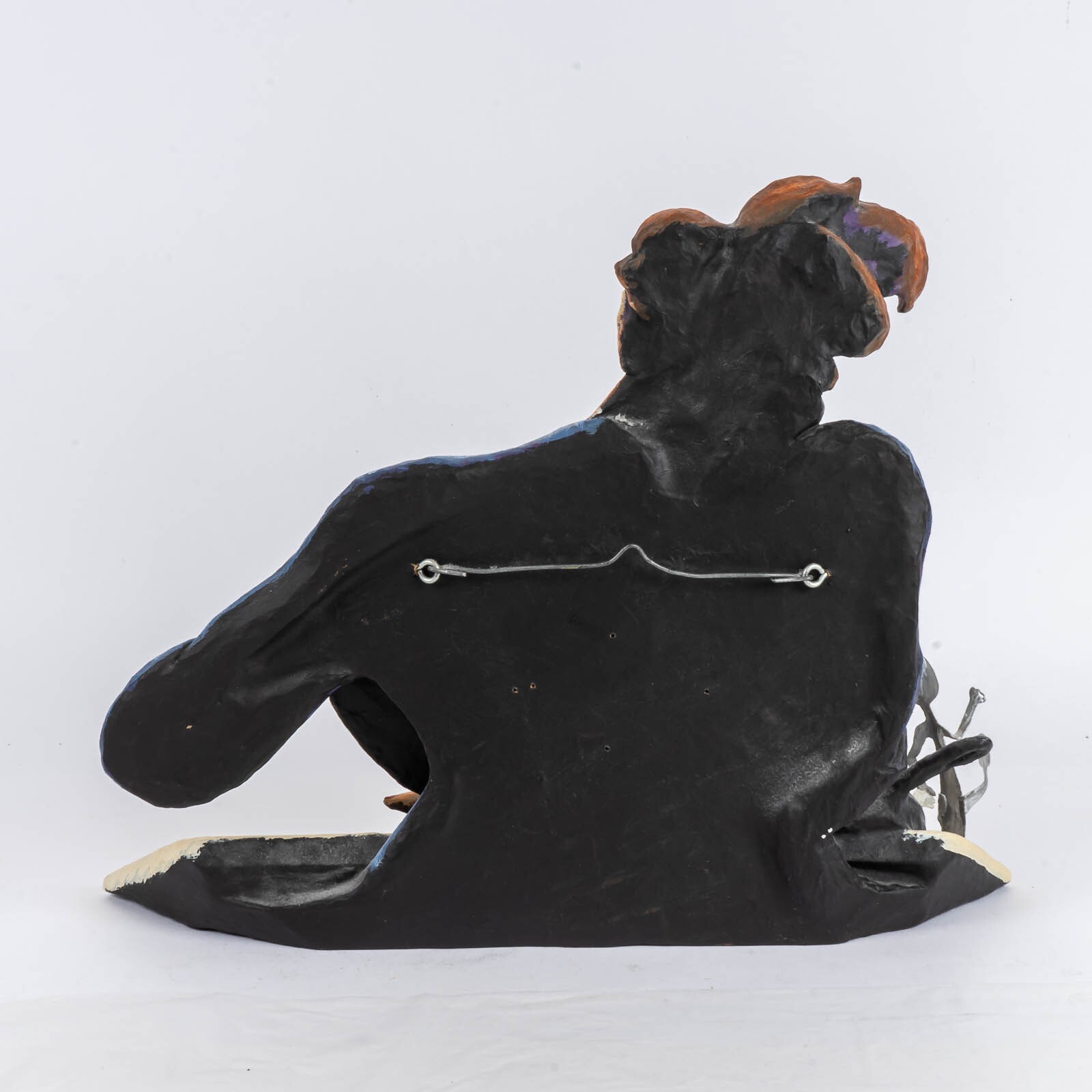 Stephen Hansen Sculpture Dish Runs Away with Spoon Papier Mache 6x19x23 ...