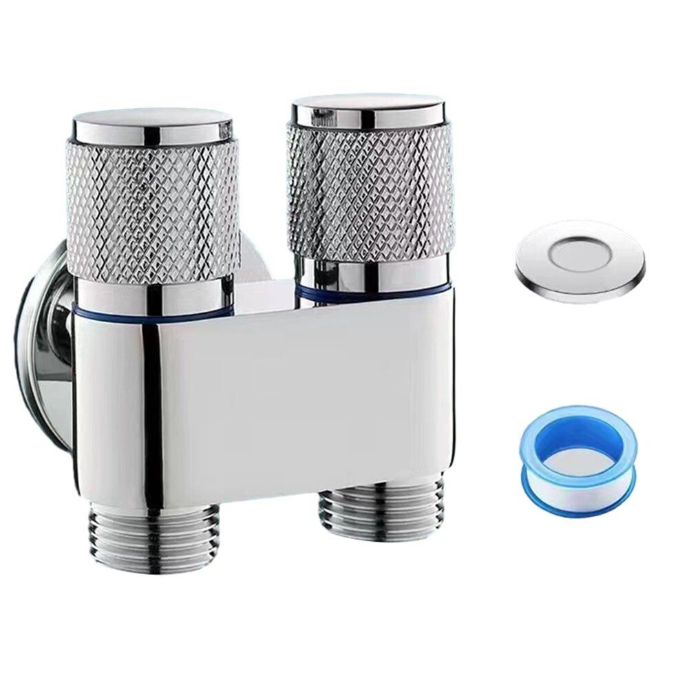 1 In 2 Out Water Valve 1 In 2 Out Double Control Angle Valve ...