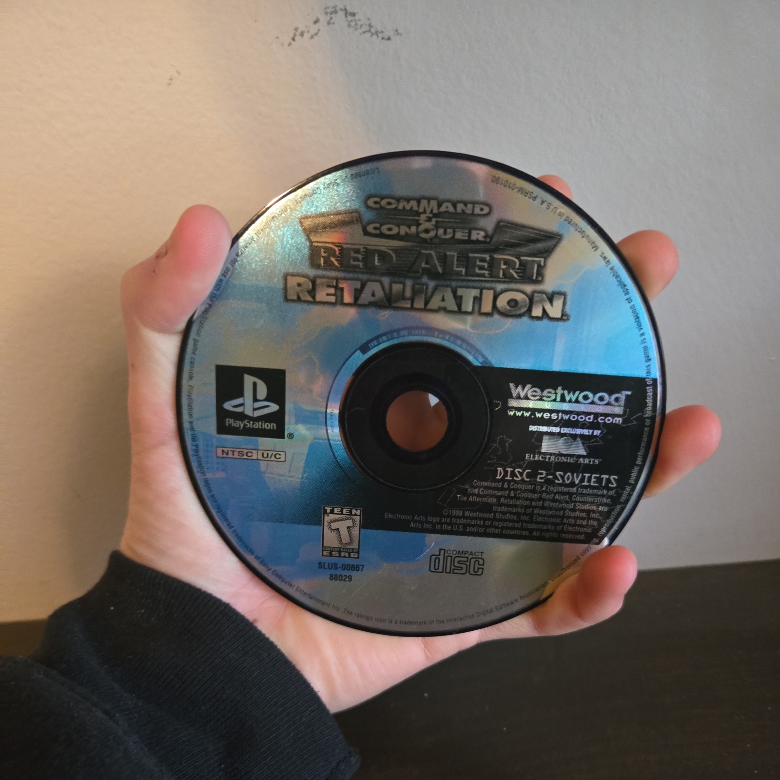Command & Conquer: Red Alert Retaliation - Loose Sony PS1 Playstation 1 ...