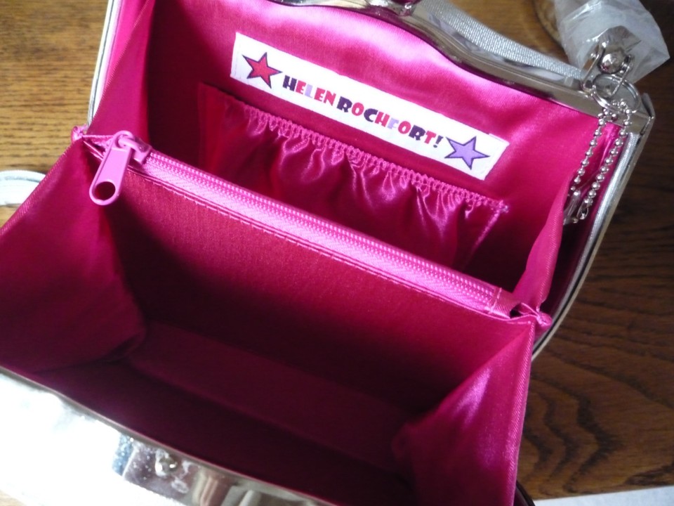 Helen Rochfort Wonka Bar Silver Handbag – Novelty Clutch / Collectible ...