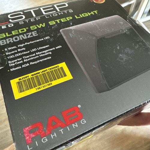 RAB Lighting SLED 5y Bronze 5W LED Step Light | eBay