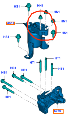 8V516F012BJ engine mounting bracket FORD FIESTA VI (CB1 CCN) 1.6 TDCI ...