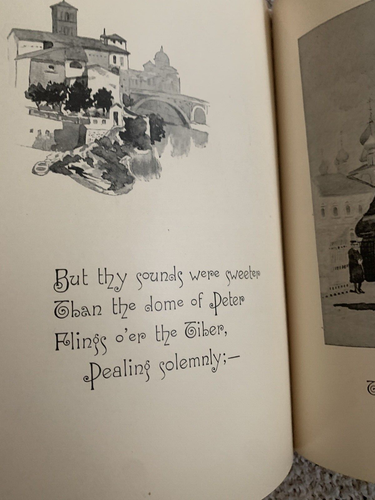 1892 Rare Poem, Shandon Bells, Fr. Prout, Illustrated by Joseph Lauber ...