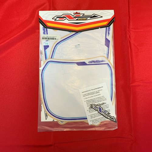 NOS N-Style Yamaha APPL-02-03-YZ-125-250 Pre Printed Plate White N03 ...