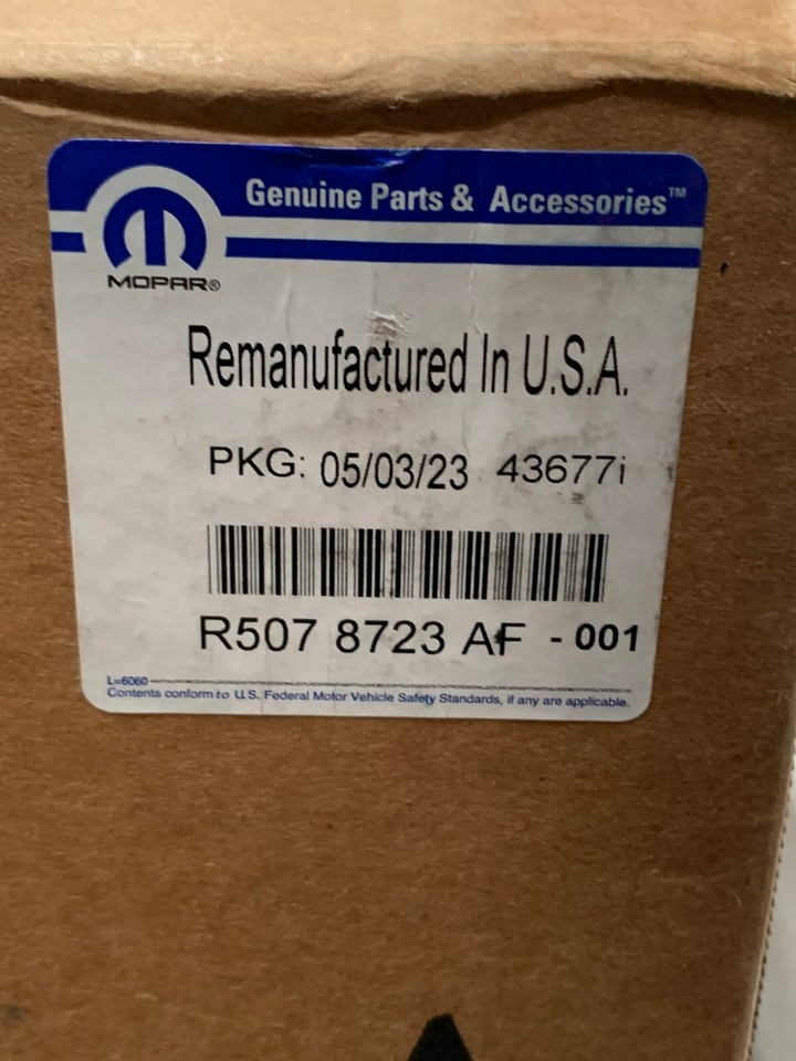 NEW GENUINE Mopar 62TE Transmission Complete Valve Body R5078723AF for ...