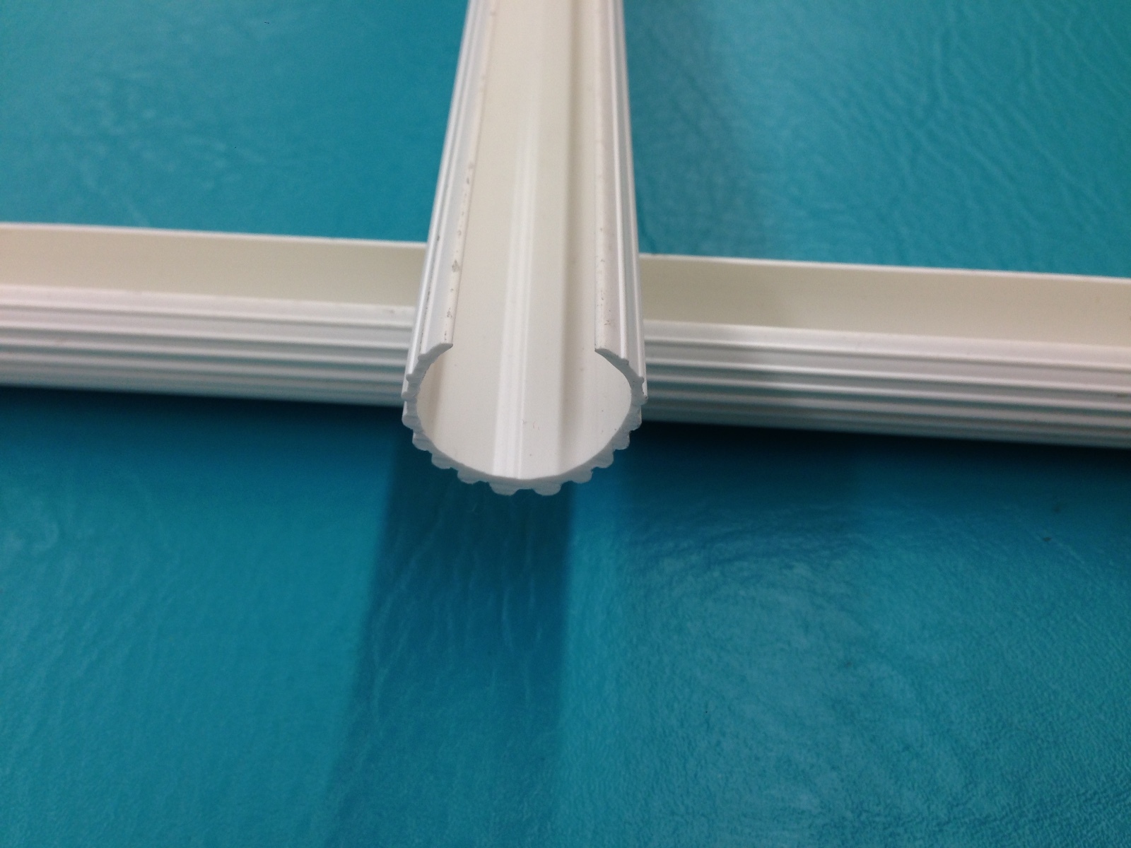 Set 2 PVC Glide 12" Sled Runners Fits 1" Round Tube Lounge Pool Chair ...