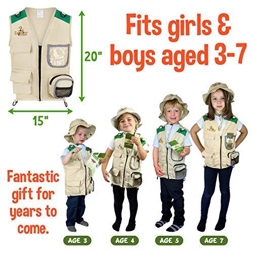 Kids Explorer Costume Kit including Safari Vest and hat | eBay