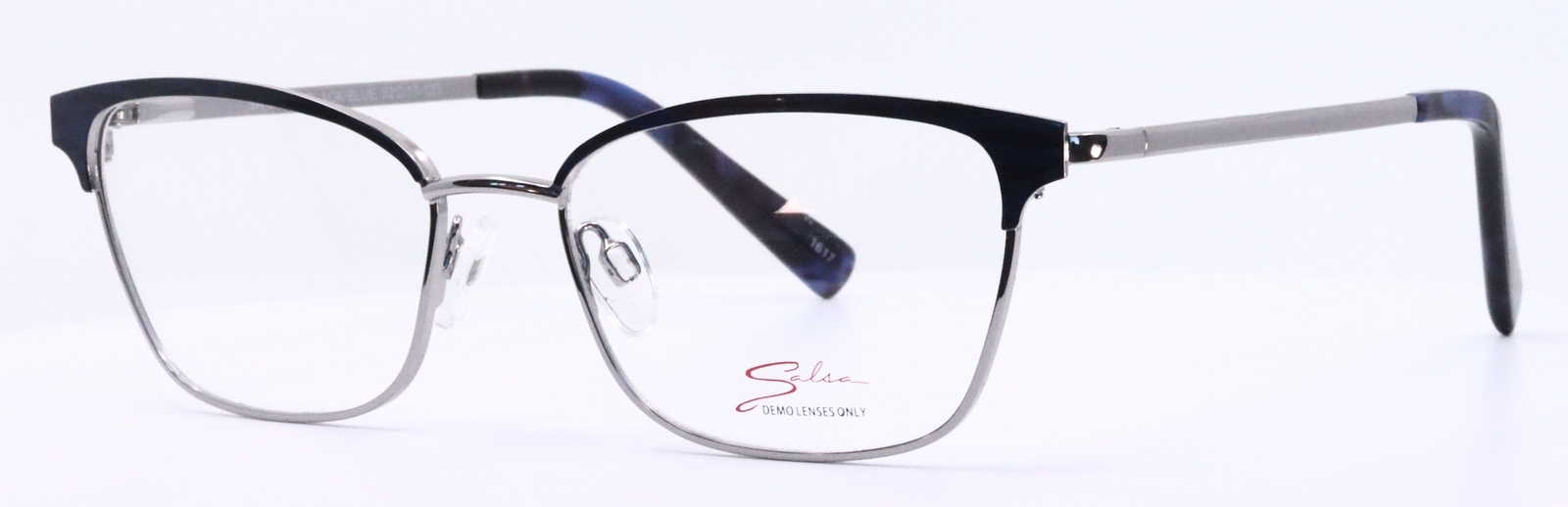 Salsa SA 20213 Black Blue Cat Eye Womens Full Rim Eyeglasses Frames 52 ...