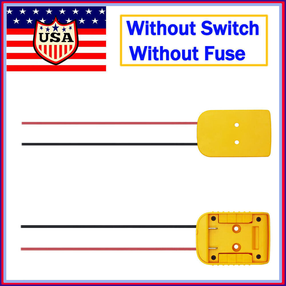 For DeWalt 18V/20V Max Battery Holder Dock DIY Adapter Power Wheels ...