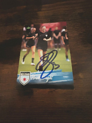 2021 Parkside NWSL Vol 2 Arin Wright Chicago Signed Red Stars Short ...