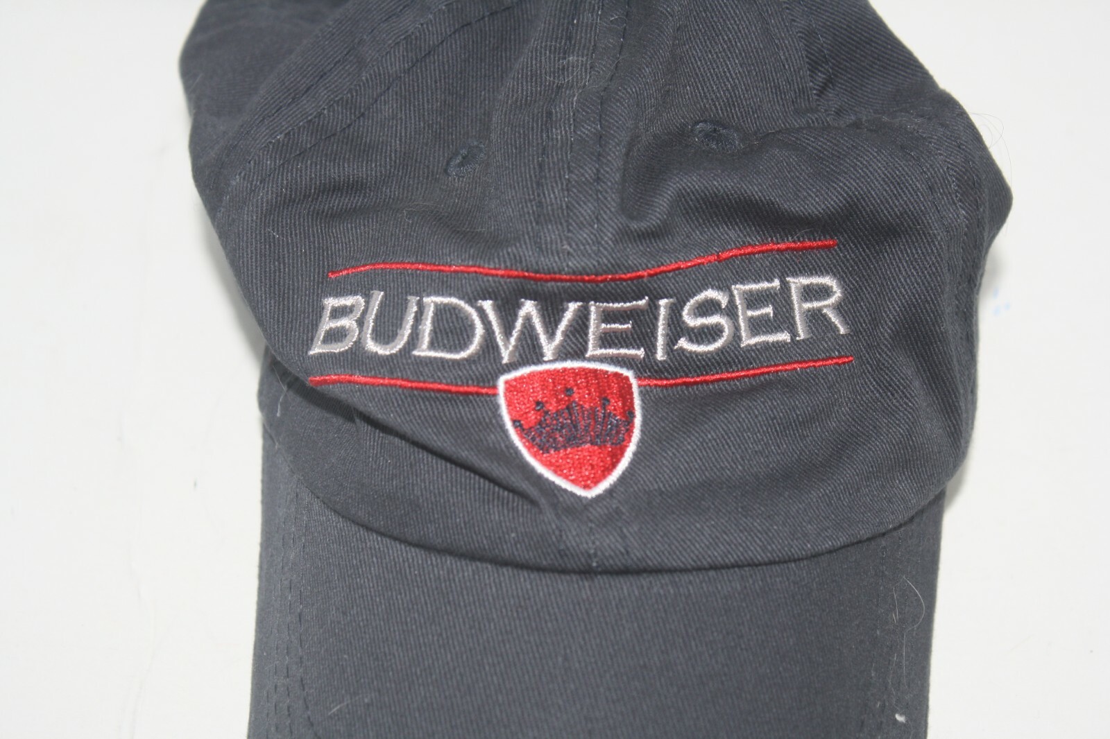 Budweiser Beer Hat Crown Logo Embroidered Baseball Ca… - Gem