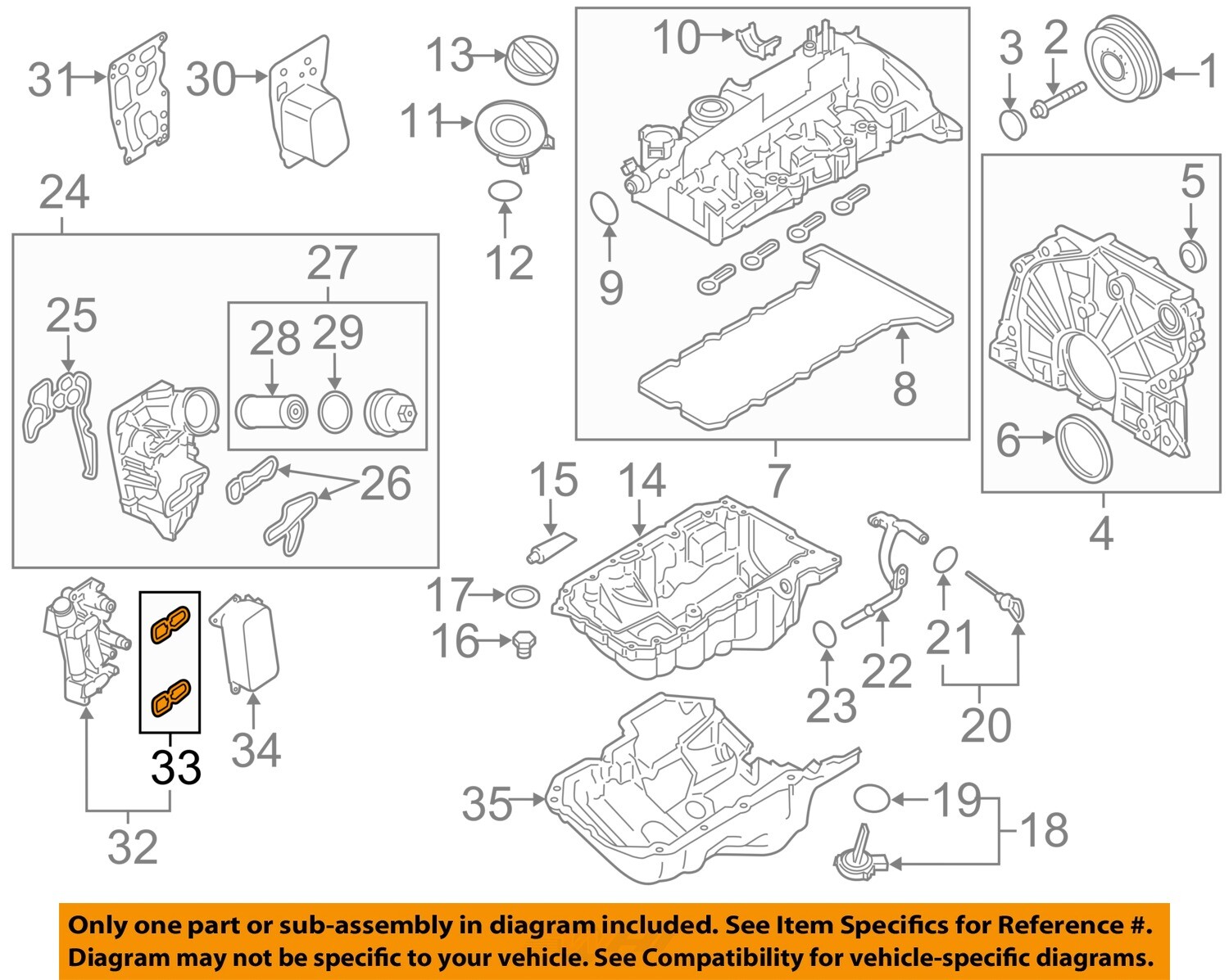 BMW 11428580681 Genuine OEM Thermostat Gasket Set for sale online | eBay