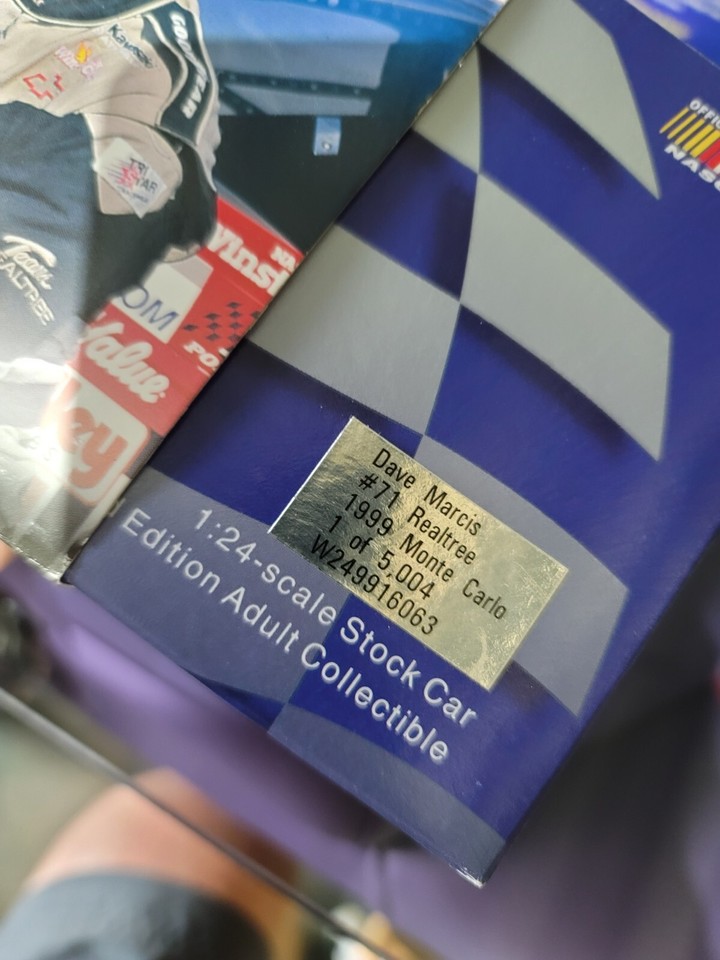 DAVE MARCIS #71 Realtree 1999 Monte Carlo ELITE RACING 1 of 5004 ...