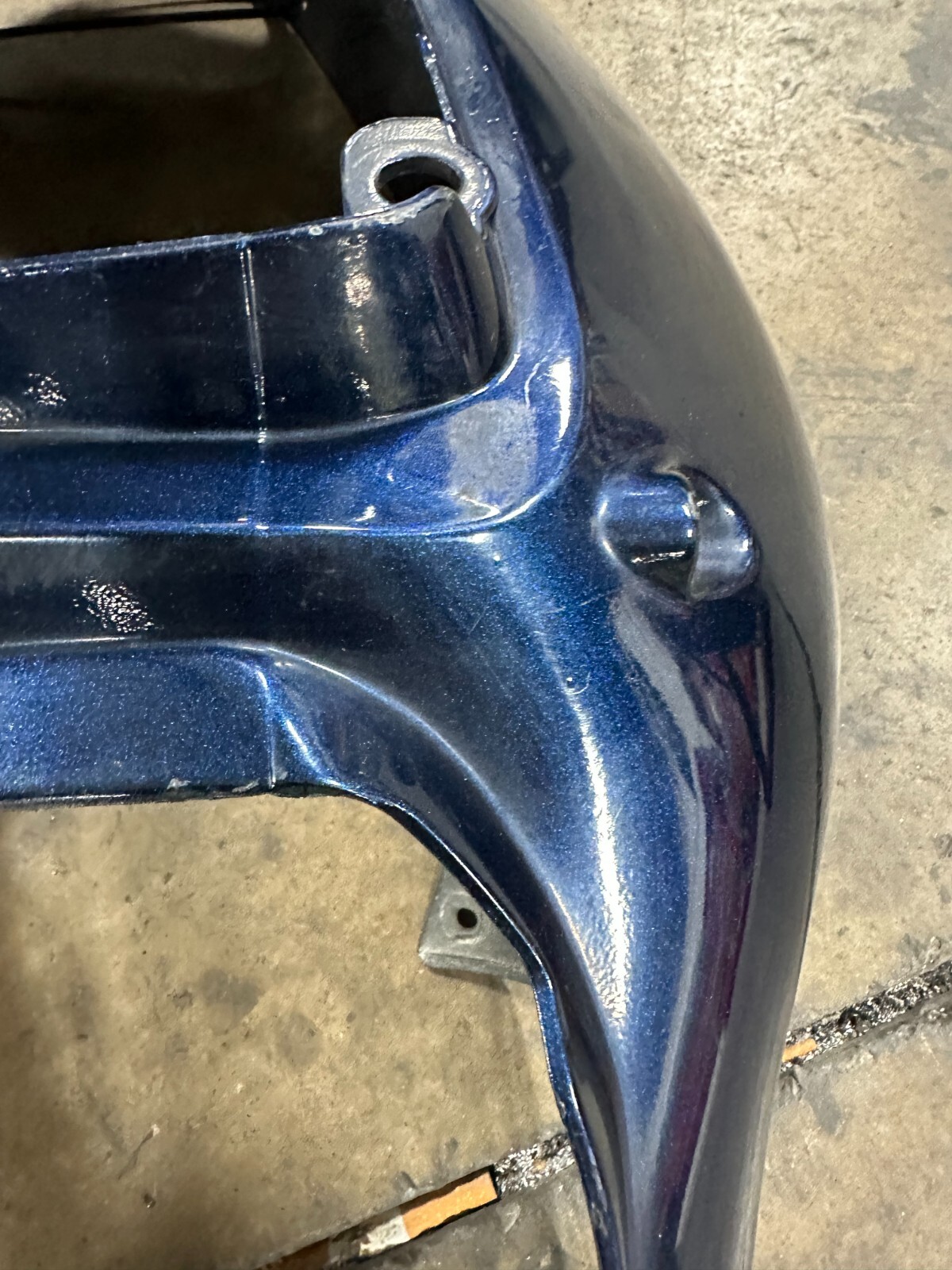 99-07 SUZUKI HAYABUSA BUSA GSX1300R REAR BLUE TAIL FAIRING COWL SHROUD ...