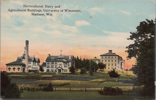 Postcard Horticultural Dairy Agricultural Bldg University Wisconsin ...