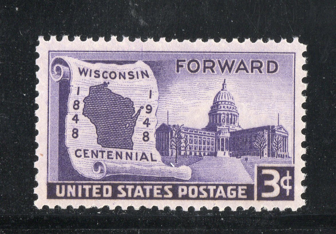 957 * WISCONSIN * US Postage Stamp MNH | eBay