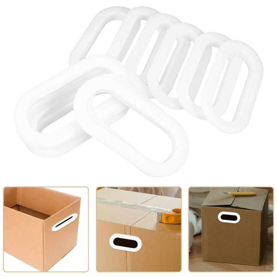 20 Pcs Plastic Box Carrying Handle Webbing Handles Carton Boxes for ...