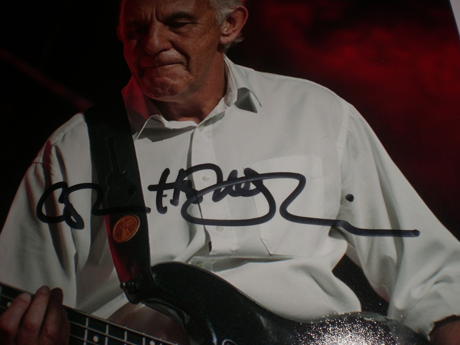 Colin Hodgkinson Ten Years After signed autograph Autogramm 8x11 photo ...