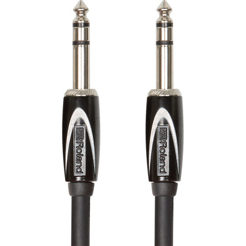 Roland RCC-10-TRTR Black Series 1/4" TRS Plug to 1/4" TRS Plug ...