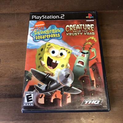 SpongeBob Creature from the Krusty Krab (PlayStation 2, 2006) PS2 ...