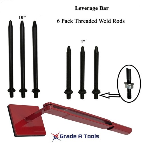 Leverage Pulling Bar & Weld Rod Kit For Killer Tools Shark Dent Puller ...