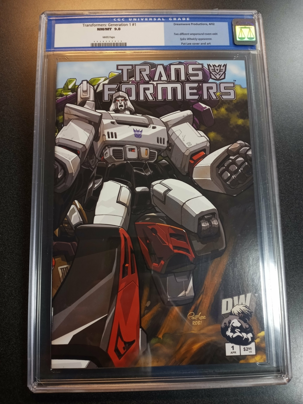 Transformers Generation 1 #1 Megatron Cover CGC 9.8 Dreamwave 2002 ...