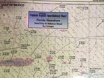 Map of Sand Key FL to Rebecca shoal And Sombrero Key to sand key. SRD37 ...