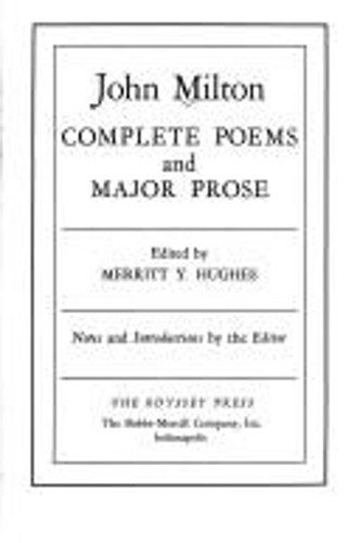 John Milton : Complete Poems and Major Prose Hardcover John Milto ...