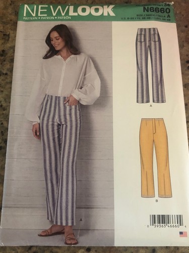 🌷NEW LOOK #N6660 - LADIES TWO STYLE ~ NO WAISTBAND ~ PANTS PATTERN 8 ...