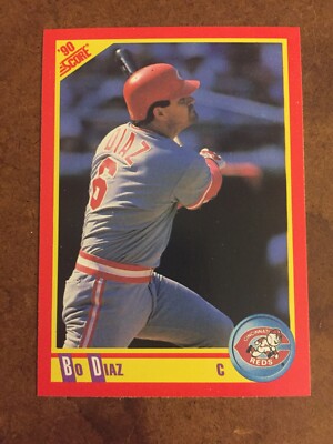 Bo Diaz 434 Score 1990 MLB Baseball Trading Card | eBay