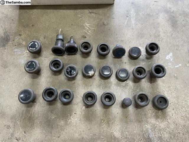1970's VW Volkswagen Beetle Bug 24x Lot of VW Bug Dash Knobs Buttons | eBay