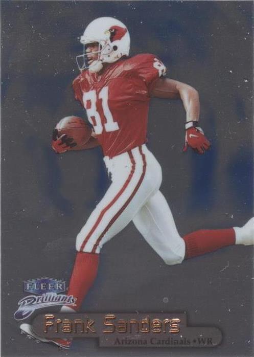 1998 Fleer Brilliants - Frank Sanders #33B Blue for sale online | eBay