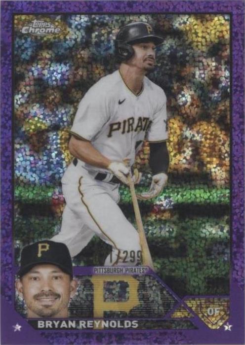 2023 Topps Chrome - Bryan Reynolds #91 Purple Speckle Refractor /299 ...