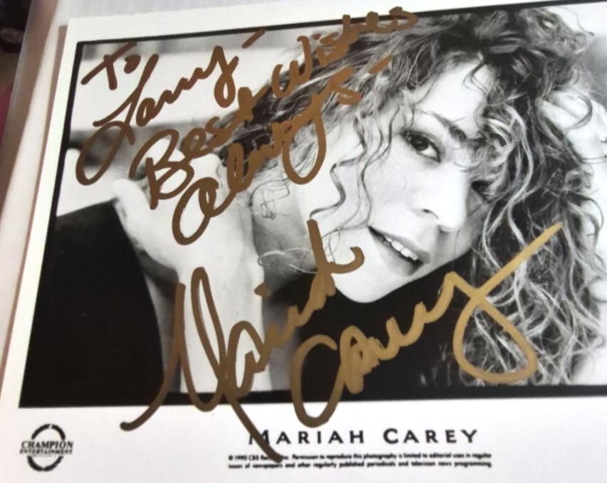MARIAH CAREY SIGNED AUTOGRAPHED 8X10 PHOTO FULL SIGNATURE RARE EMOTIONS ...