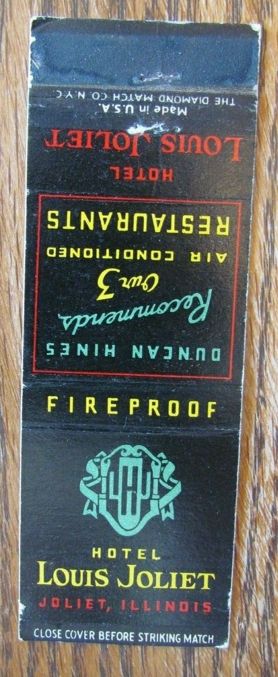 FAMOUS PEOPLE MATCHBOOK MATCHCOVER: FRENCH EXPLORER LOUIS JOLIET ...