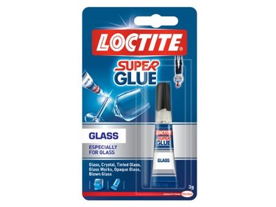 Loctite Glass Bond Adhesive 3g Super Glue Metal Super Clear Water ...